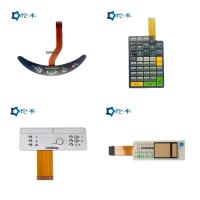 China Medical Flat Membrane Switch with LED Keypad - 35V DC, 5 Million Cycle Life, -40°C to +80°C Operating Range for sale