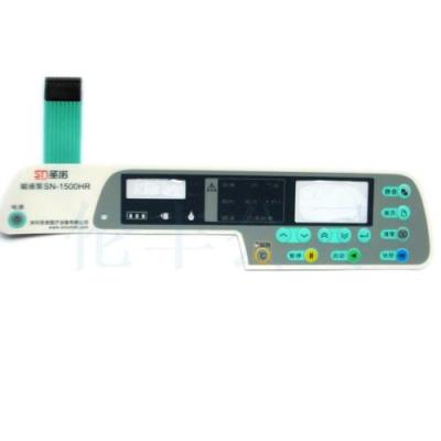 China Pantone Metal Dome Membrane Switch Keyboard Embossed Tactile Button LCD for sale
