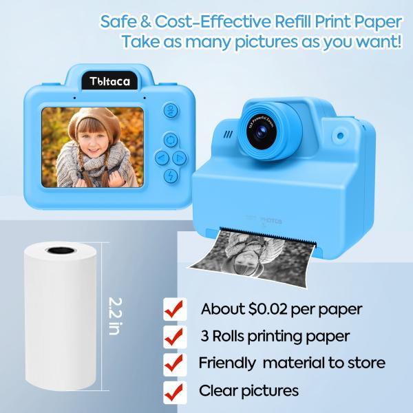 Quality kc6 kids camera blue for sale