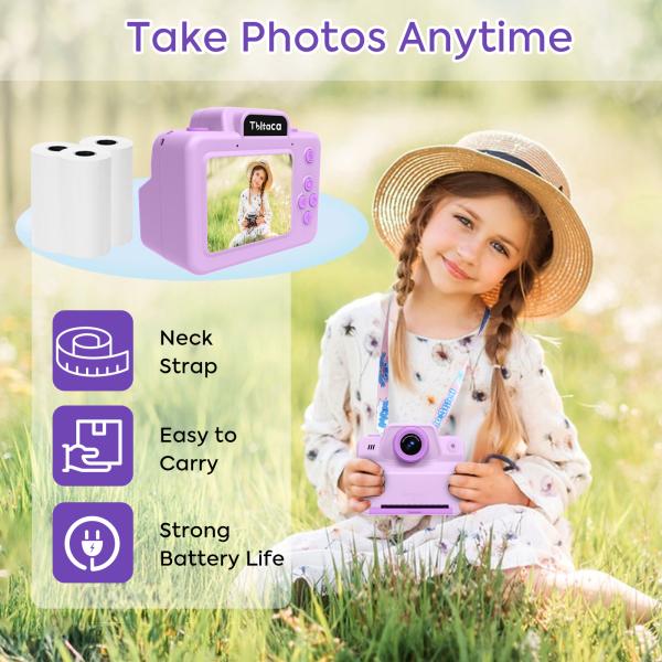 Quality kc6 kids camera purple for sale