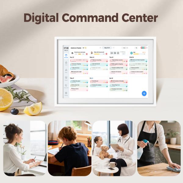 Quality 10.1inch Calendar Digital white for sale