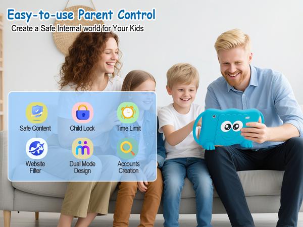 Quality Kids Tablet Blue KIDS707 for sale