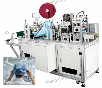 China Automatic Colorful Disposable Bouffant Cap Machine for Hospitals, Food & Cleanrooms for sale