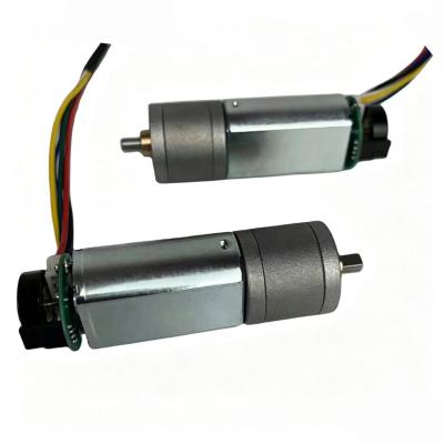 China 12V 20mm Micro Gear Motor with Encoder for Precision Automation and Robotics for sale