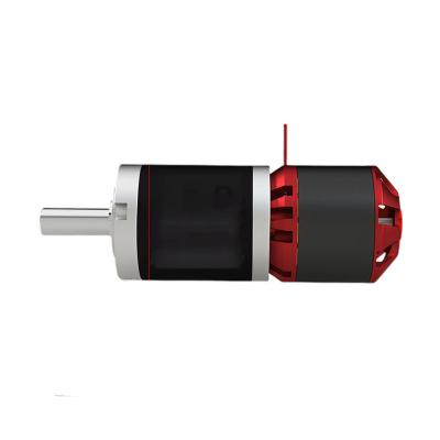China 24V 350KV 42mm outrunner brushless dc planetary gear motor built for precise control and operation in industrial robotics and automated machinery for sale
