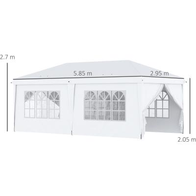 China AJUNION Customized Size Outdoor Party Tent Pop Up Gazebo Tent with High Density Fabric for sale