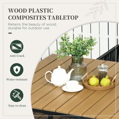 Cina Moderno design stile tavolo da pranzo pieghevole e poltrona di rattan PE mobili da patio Set da pranzo in vendita