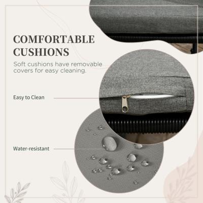 Cina Moderno design stile tavolo da pranzo pieghevole e poltrona di rattan PE mobili da patio Set da pranzo in vendita
