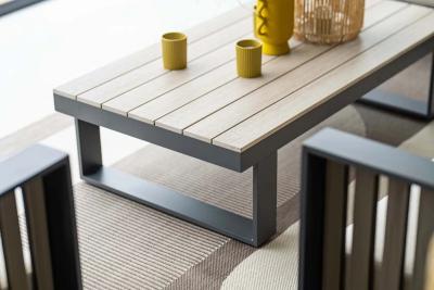 China Stylish and Durable AJUNION All Weather Cushions Garden Furniture Set for Your Patio for sale