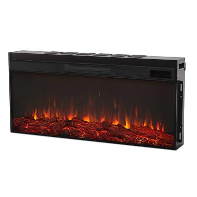 China Electric Fireplace TV Stand with Adjustable Thermostat and NO App-Controlled by AJUNION for sale