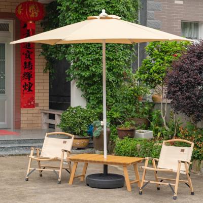 中国 キャンプ 丸い アルミ センター 柱 傘 屋外 レストラン カフェ ホテル ガーデン ビーチ 販売のため