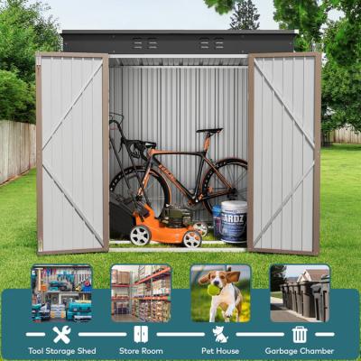 Cina Giardino esterno Piccolo attrezzo Bicicletta capanno Casa Metallo Acciaio Acqua resistente Giardino in vendita