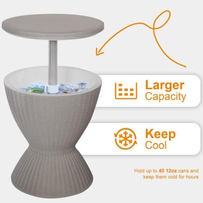 China Veelzijdige ijskoeler Lift Top Tafel voor buiten camping picknick strand café Bistro tuin Te koop