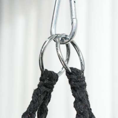 China Buitenmeubilair Macrame katoen touw hangmat stoel schommelingen voor binnen en buiten Te koop