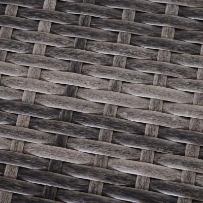 China AJUNION 3-teiliges Gartensofa aus Rattan mit verstellbarer Rückenlehne und Stahlrohrrahmen zu verkaufen