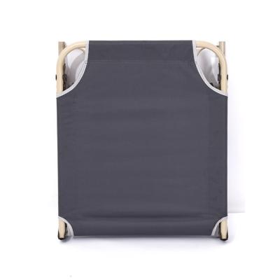 China Outdoor Home Office Folding Camp Cot for Park Folded Yes Portable Beach Bed Recliner for sale