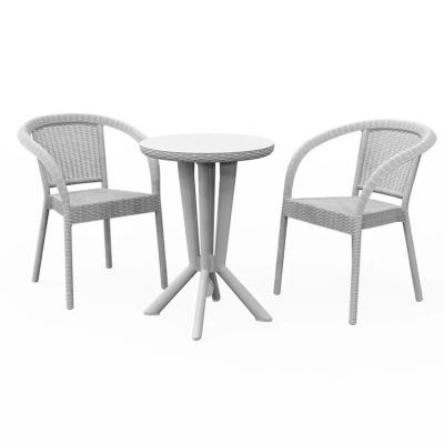 China Tuin set Outdoor synthetische rotan meubels voor patio Balkon Cafe feest bruiloft Te koop