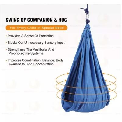 Cina Imballaggio per la posta Bambini Bambini Doppia terapia Sensoriale Aerea Yoga Amaca Swing Logo personalizzato in vendita