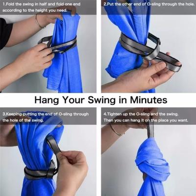 Cina Imballaggio per la posta Bambini Bambini Doppia terapia Sensoriale Aerea Yoga Amaca Swing Logo personalizzato in vendita