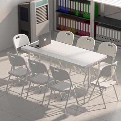 Cina Moderno Disegno Tavolo di banchetto pieghevole portatile in plastica bianca per il picnic in vendita