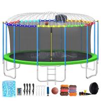 Quality Outdoor Park Round 10FT Fitness Jumping Trampoline with Safety Net and Custom for sale