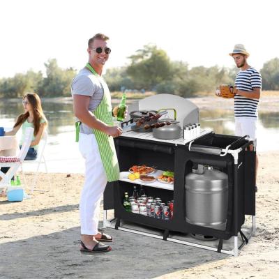 Cina Tavolo pieghevole portatile per villa festa evento banchetto in giardino esterno cortile in vendita