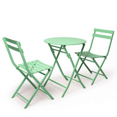 China Traditionele charme hedendaagse functie opvouwbare tafel en stoel voor binnenplaats Te koop