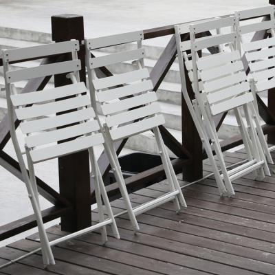 China Traditionele charme hedendaagse functie opvouwbare tafel en stoel voor binnenplaats Te koop