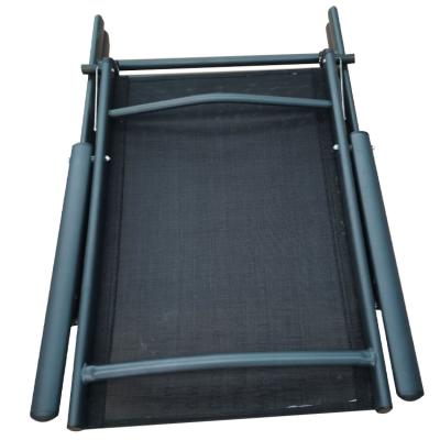 China Outdoor Courtyard High Backrest Folding Reclining Chair with 7 Adjustable Positions for sale