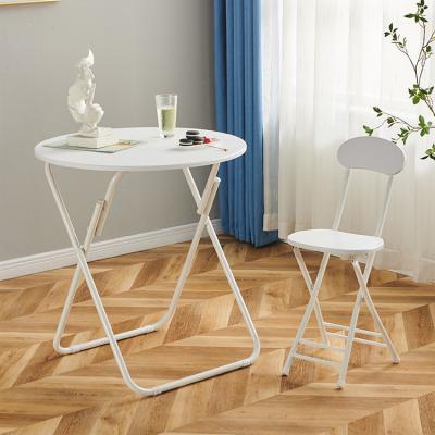 China Outdoor Camping Bistro Cafe Balkon Tuin Patio Metalen Houten Ronde Draagbare Opvouwbare Tafel voor Feest Te koop