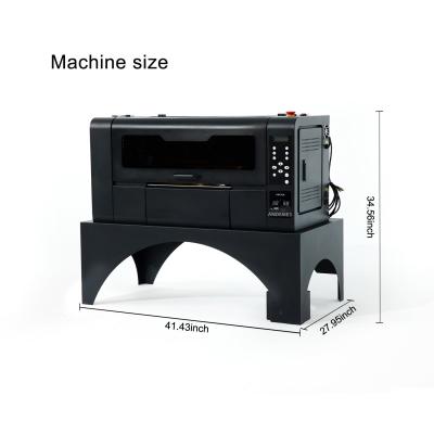 China Mehrfarbiger T-Shirt Druck 17 Zoll 42 cm A2 DTF Drucker mit Doppelkopf Ep xp600/I3200 zu verkaufen