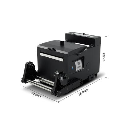 China 30 cm Druckgröße DTF-Drucker mit XP600 Druckkopf und 33 cm Pulvershaker-Ofen zu verkaufen