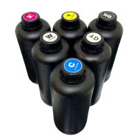 China 1000ml UV DTF Ink CMYKW+V for Auto Machine Printing - Compatible with Sticker and Flatbed Printers for sale