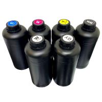 China 1000ml UV DTF Ink CMYKW+V for Auto Machine Printing - Compatible with Sticker and Flatbed Printers for sale