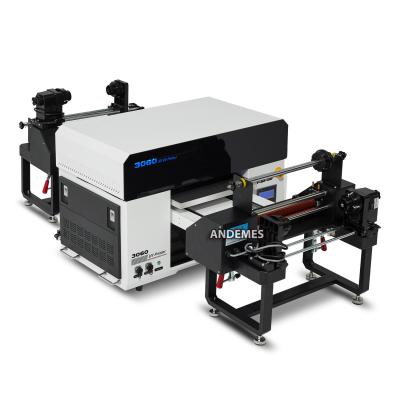 Cina 3060 Stampante UV A3 Rollo a rollo 3 in 1 Stampa UV e Flatbed Box XP600 Bottiglie a doppia testa Stampante UV in vendita