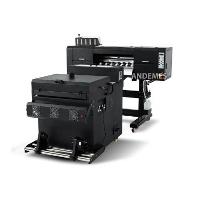 China Multicolor CMYKW A1 DTF Printer TWO I3200 Printing Machine for 60cm T-shirt Pet Film for sale