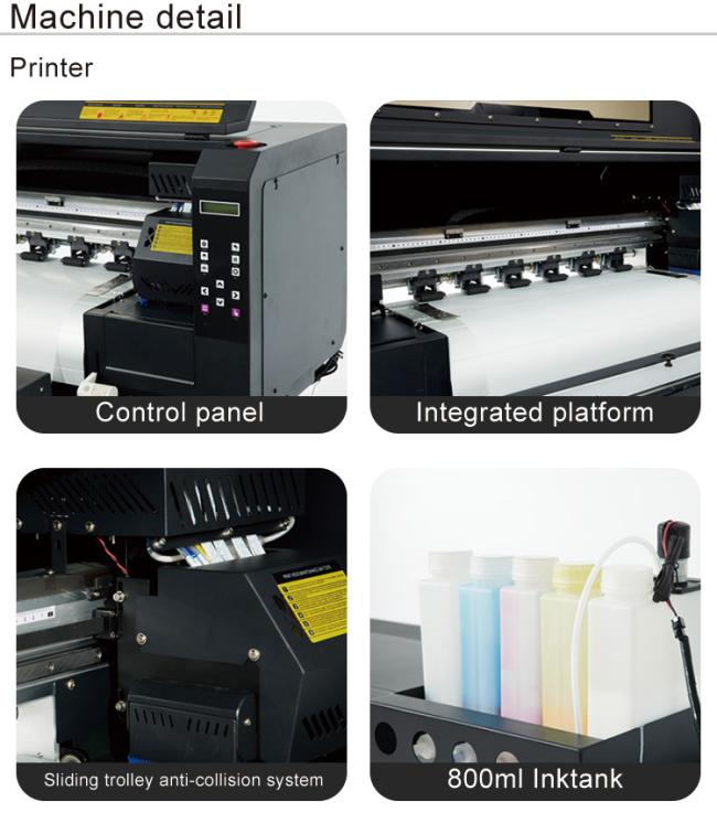24inch DTF Printer Machine A1 PET Film T-shirt Printing Machine with Shake Powder DTF Printer I3200