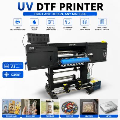 China A1 UV Crystal Label Printer With Epson I3200 Wide Format Roll Printing System for sale