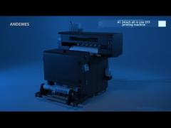 400 KG Capacity Andemes A1 DTF Printer 24inch 60cm 2 Head I3200 XP600 Printing Machine