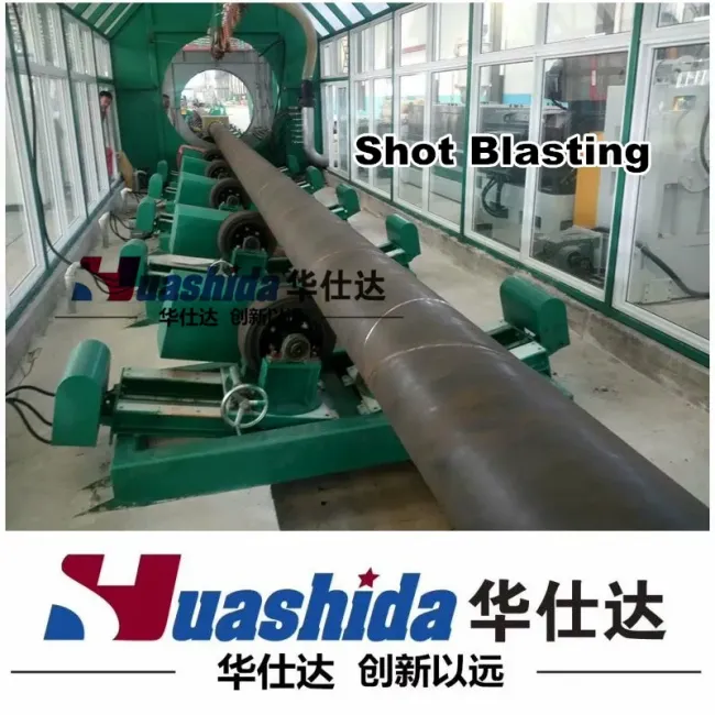 PU Foaming spray Preinsulation Pipe Continuous Production Line