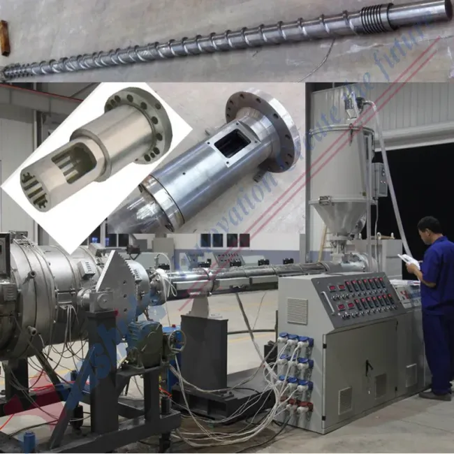 Pre-Insulated Pipe Plastic HDPE PE Jacket Casing Shell Pipe Extrusion Line