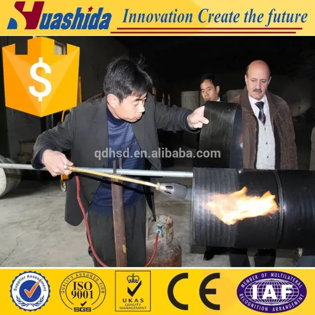 Oil/Gas 3PE Steel Pipe Conjoint PE Heat Shrinkable Sleeve (HTLP60 HTLP80)