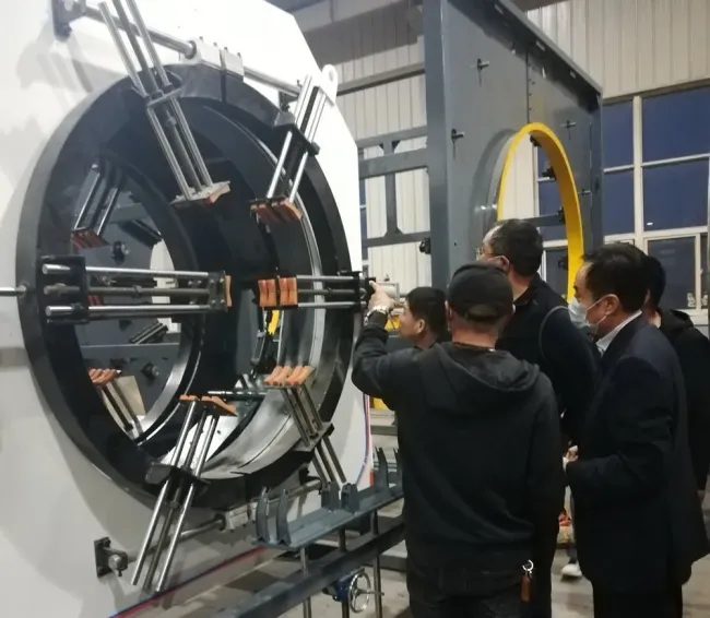 Automatic Plastic Tube Cutter for PE Pipe Production Line Cutting Machine System