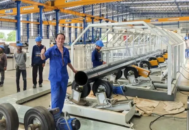 Automatic Plastic Tube Cutter for PE Pipe Production Line Cutting Machine System