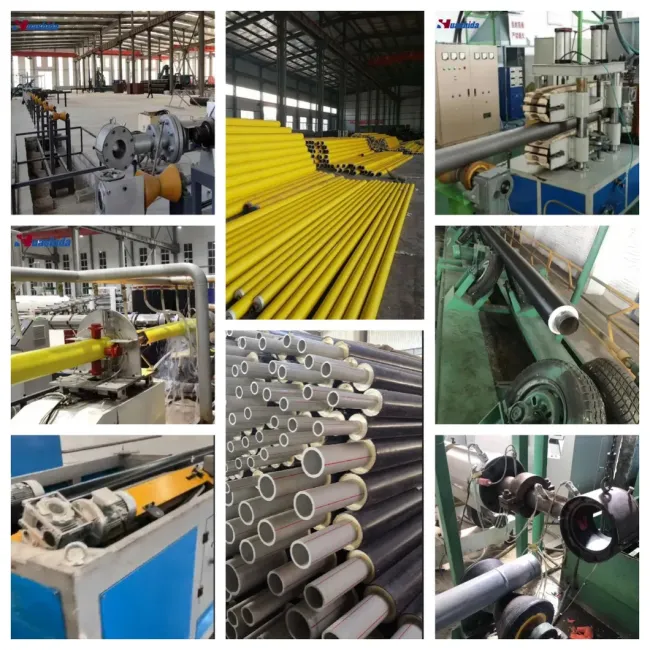 Customized One-Step Coutinued Polyurethane Insulation Pipe Production Line