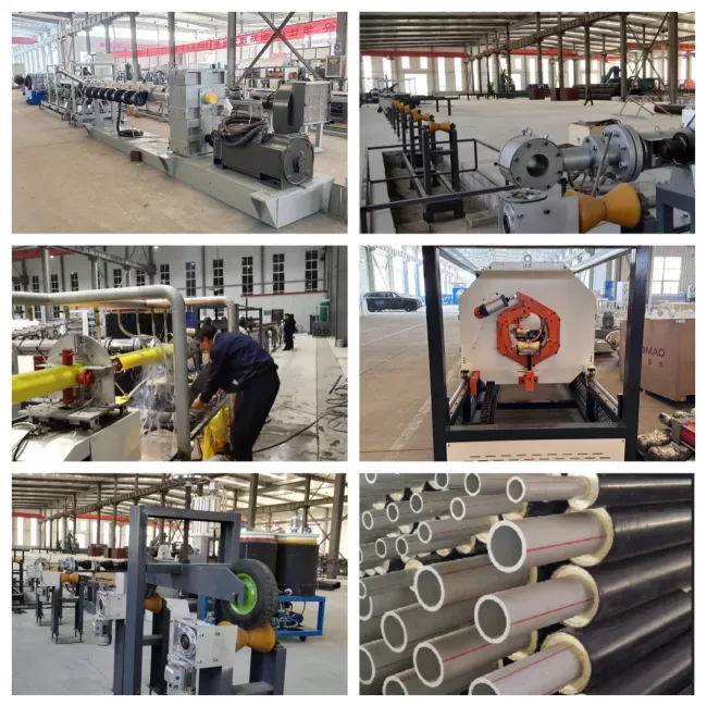Automated One-Step Polyurethane Insulated Pipe Production Line for Buried Thermal Pipelines
