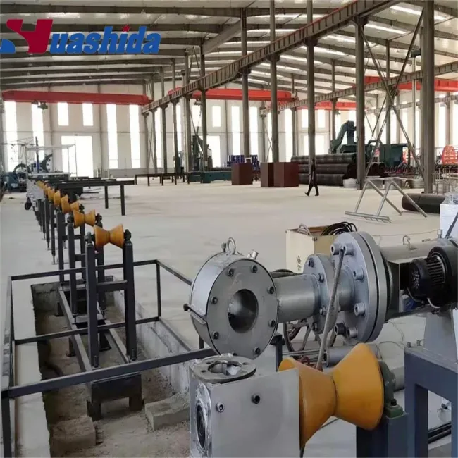 Large Output Polyurethane Insulated Pipe One-Step Extrusion Line Manufacturer