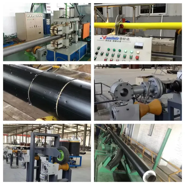 Large Output Polyurethane Insulated Pipe One-Step Extrusion Line Manufacturer