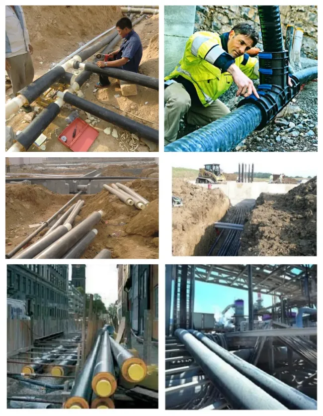 Pert / Pex Polyurethane Foam Insulation Pipe Making Machine