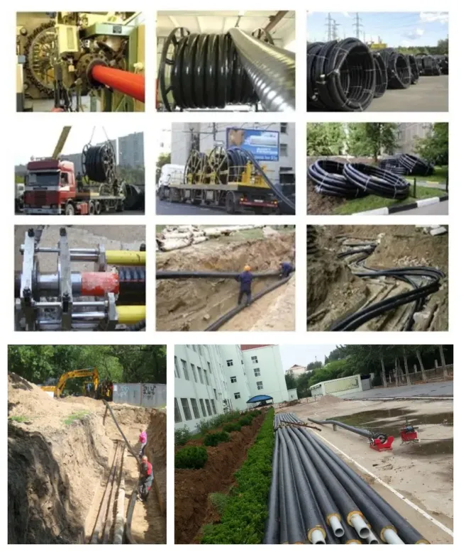 Advanced Technology Continuous Pert Flexible Insulated Pipe Production Line